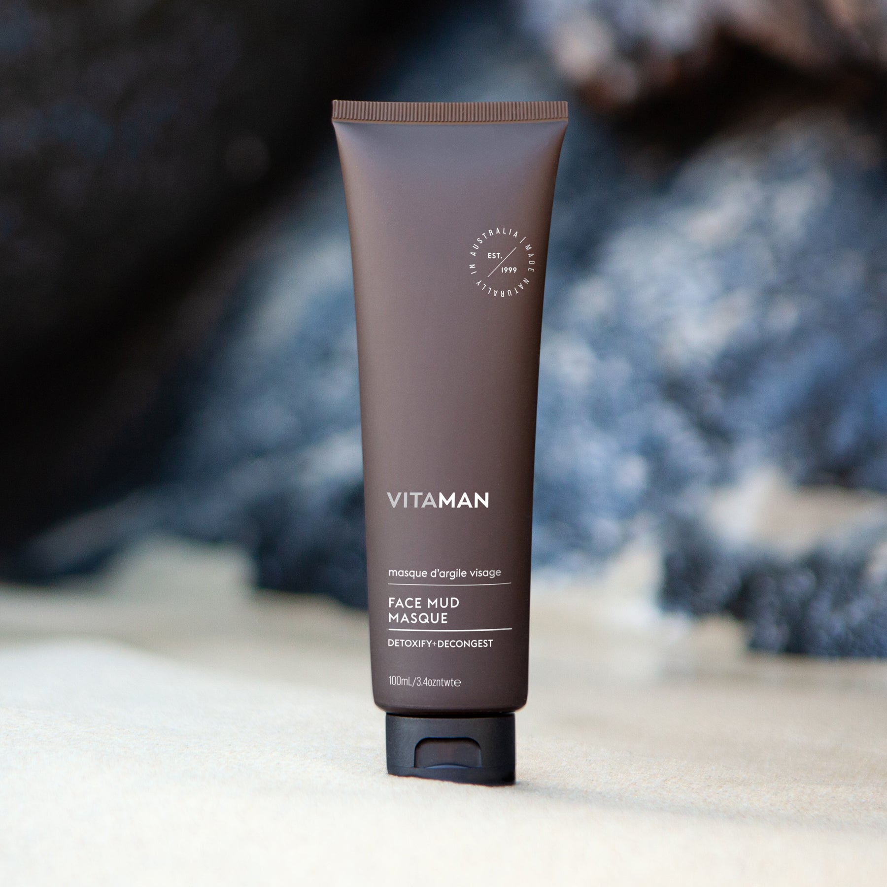 Best Clay Mask for Men, Natural Mud Masque | VITAMAN Australia