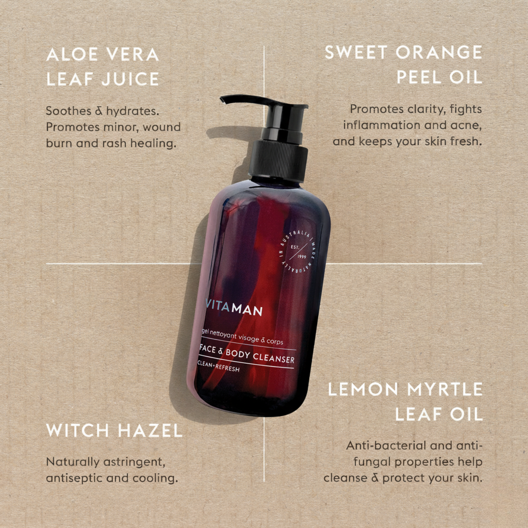 VITAMAN Australia | Best Natural Skin & Hair Products for Men