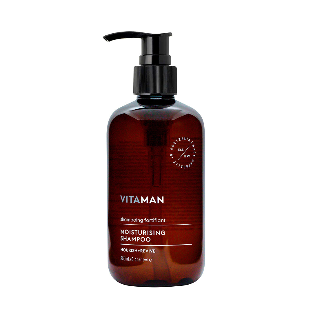 VITAMAN Moisturising Shampoo 250ml - sulfate free, nourishing shampoo ...