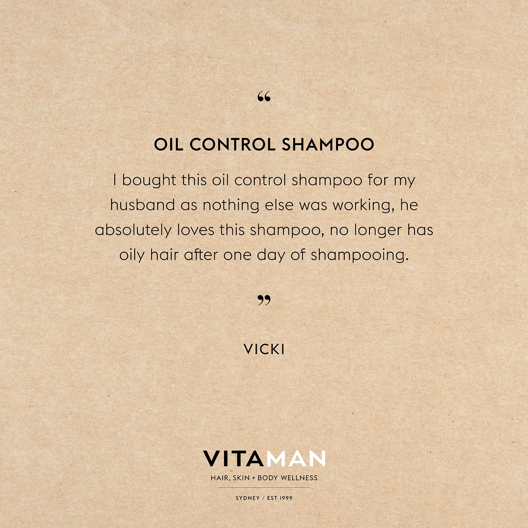 VITAMAN Oil Control Shampoo 250ml - gentle, deep clean for oily hair ...