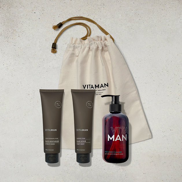 Skincare Essentials Kit for Men & VITAMAN Australia