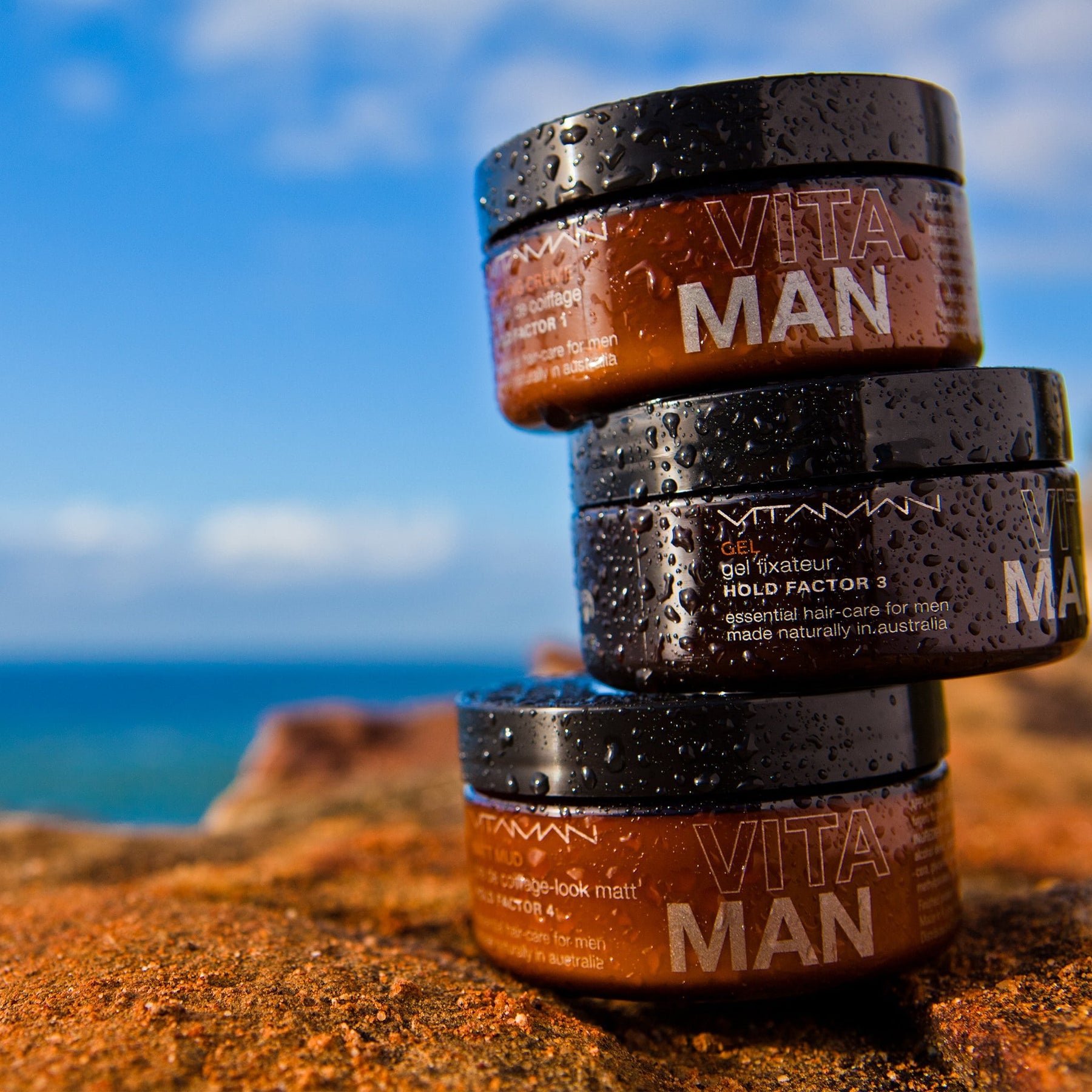 Best Natural Haircare & Styling Products For Men | VITAMAN Australia
